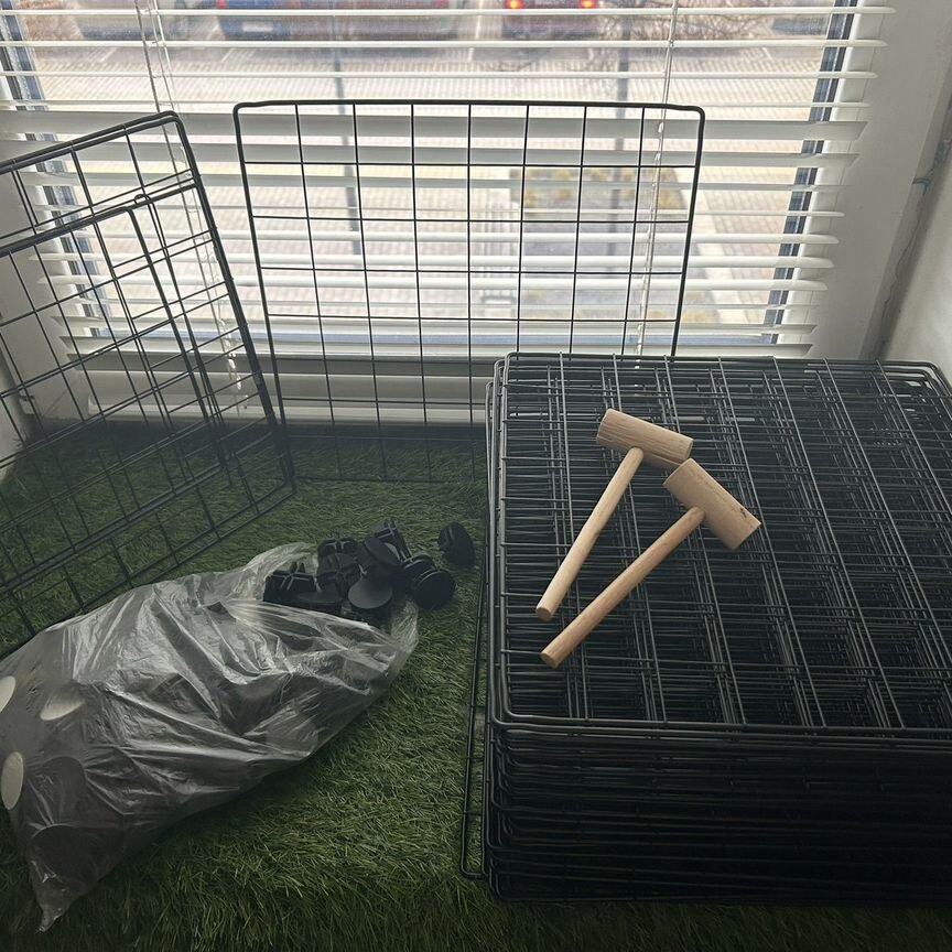 Вольер для животных из секций