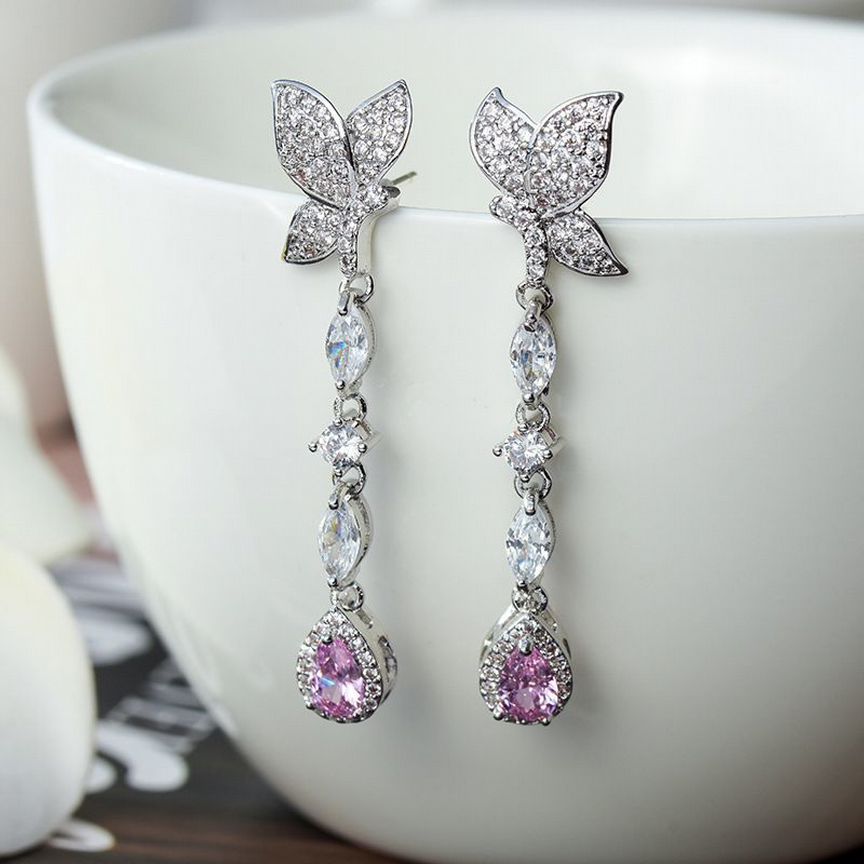 Бабочки с бриллиантами