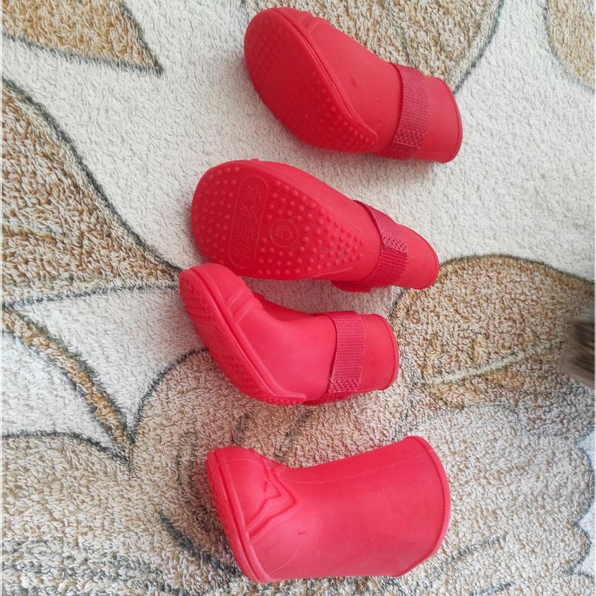 Обувь для собак резиновая