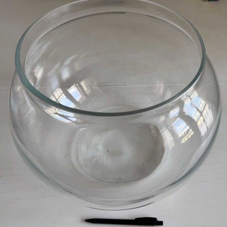 Продам аквариум - шар стеклянный д - 33, H - 27