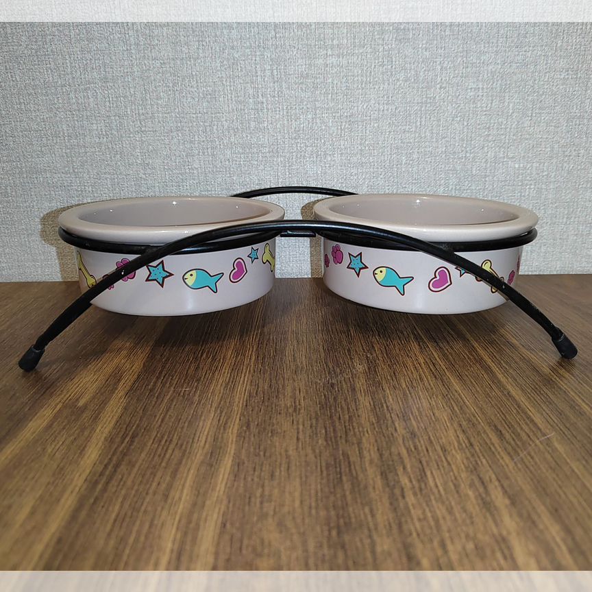 Миски керамические на подставке