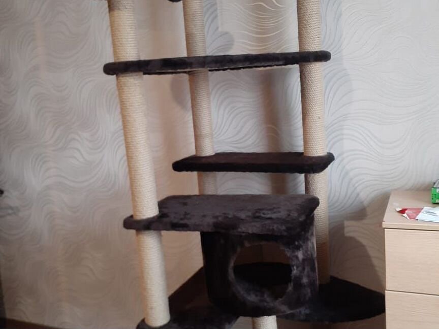 Домик для кошки с когтеточкой бу