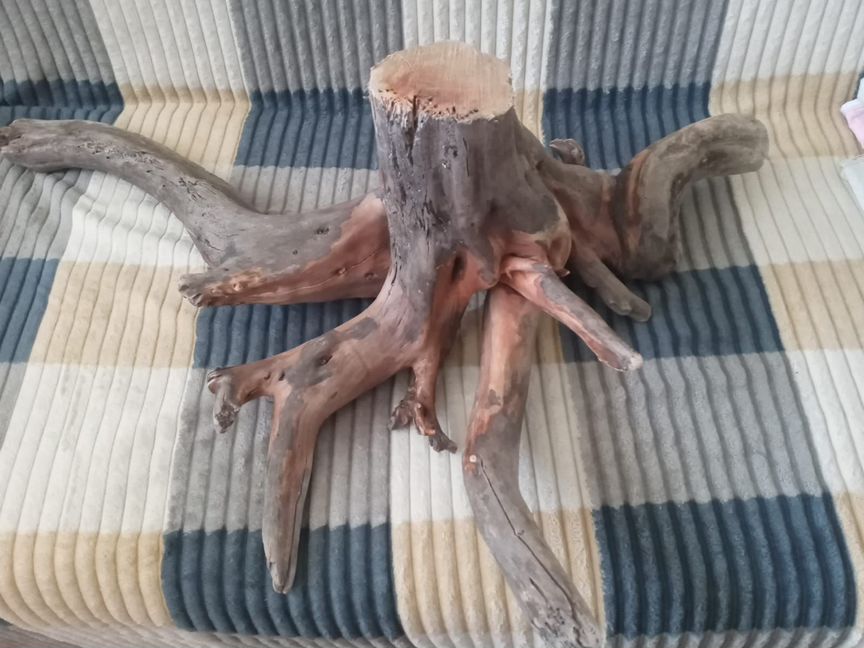 Коряга-пень для аквариума