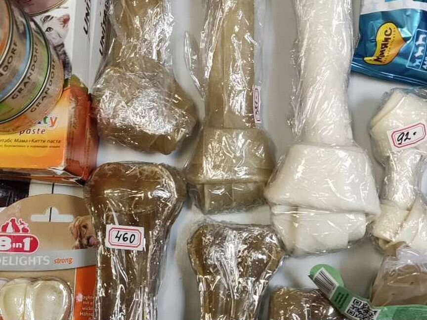 Лакомство для собак Прессованные кости из жил