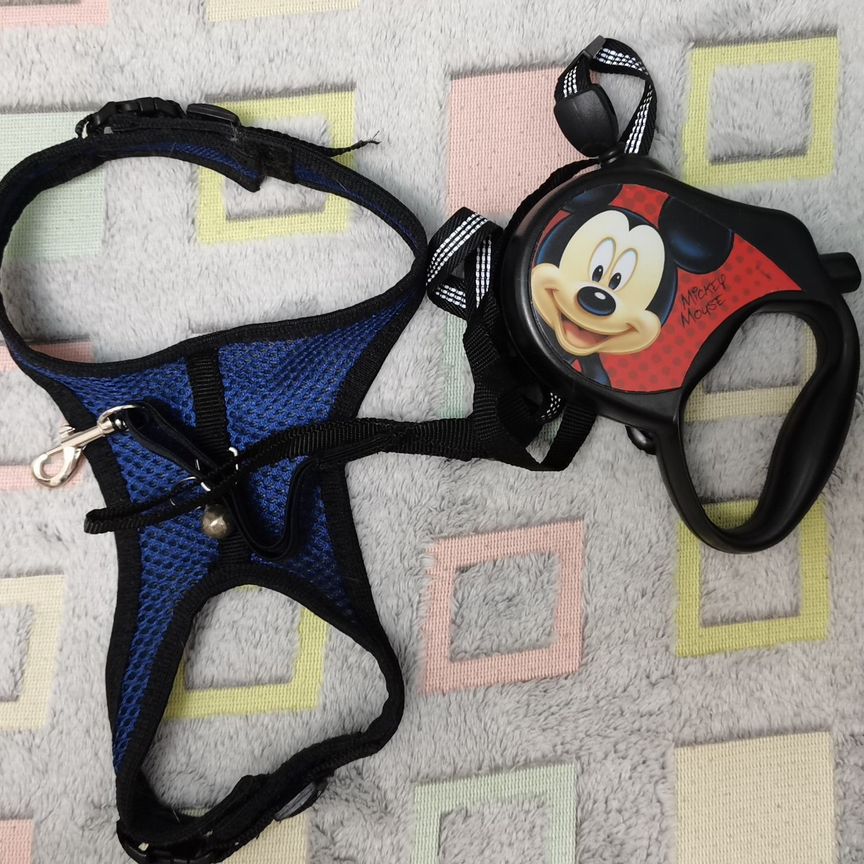 Шлейка и рулетка Triol для кота или собаки