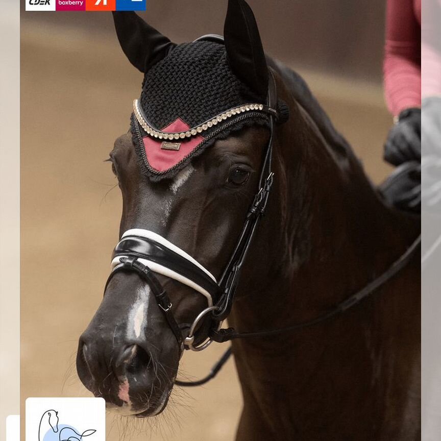 Ушки Classic от Equestrian Stockholm - Красный