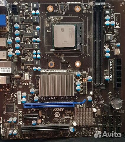 Материнская плата MSI MS-7641 VER.4.0 купить в Москве | Электроника | Авито