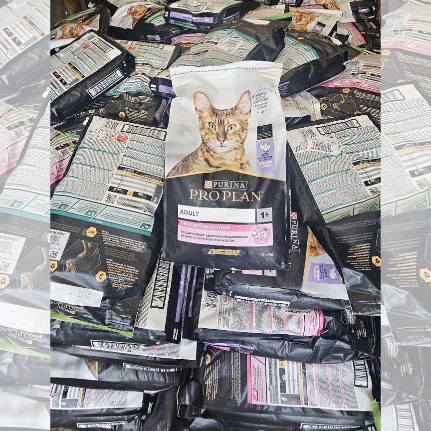 Сухой корм PRO plan для кошек 15 кг микс