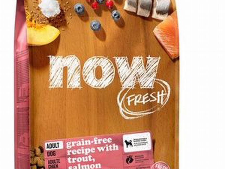 Корм NOW fresh беззерновой для собак, 9.98 кг