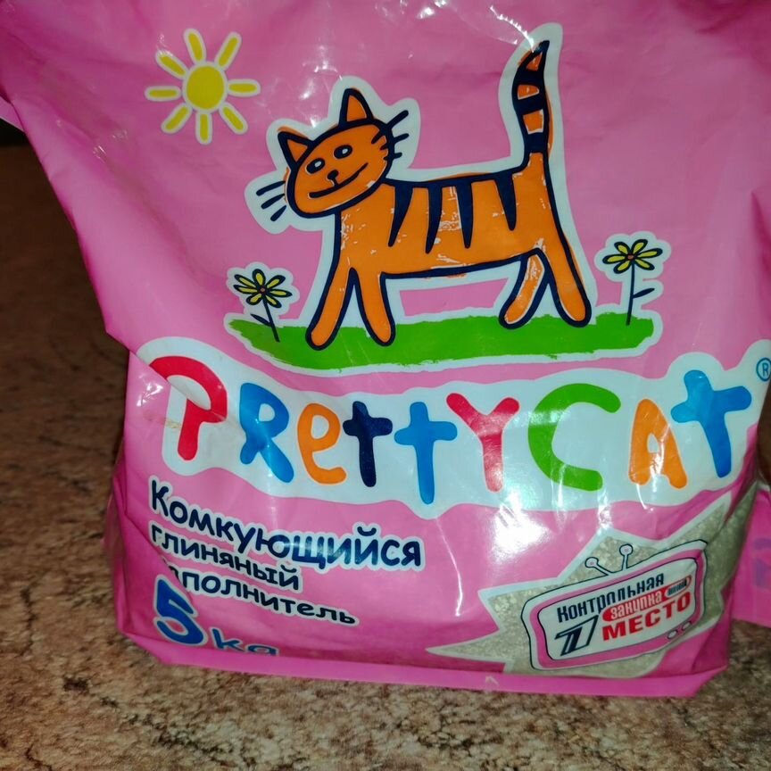 Наполнитель комкующийся для кошачьего туалета
