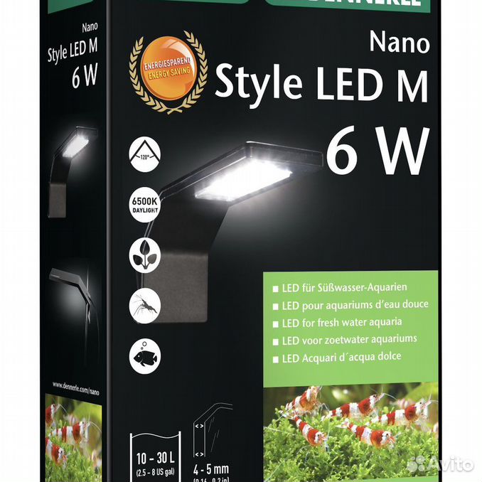 Лампа светодиод. Dennerle Nano Style LED M, 6 Вт