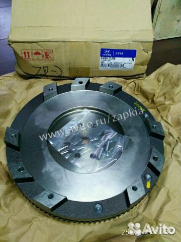 Маховик Санта Фе Траджет Каренс D4EA 2.0 купить в Москве Mobis 23200 ...