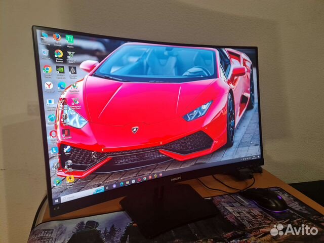 Закругленный FullHD 1080p монитор Philips 27" купить в Екатеринбурге ...