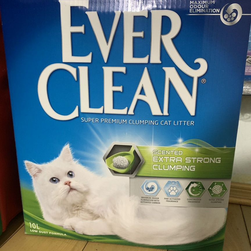 Наполнитель для кошачьего туалета ever clean