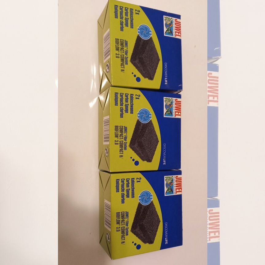 Губка угольная для фильтра в аквариум juwel