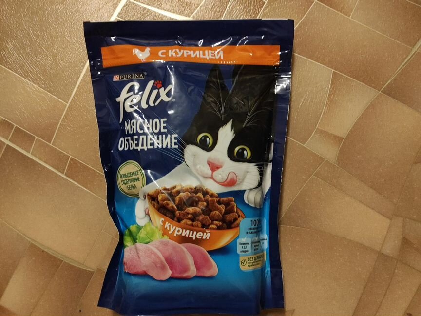 Влажный и сухой корм Феликс