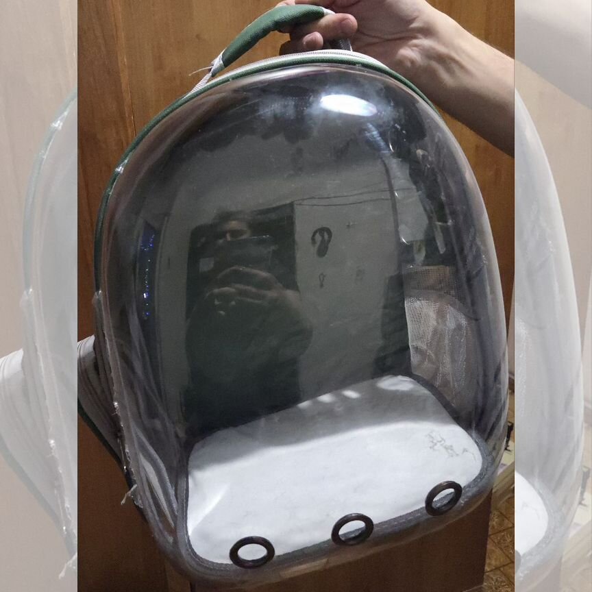 Рюкзак переноска для кошек иллюминатором