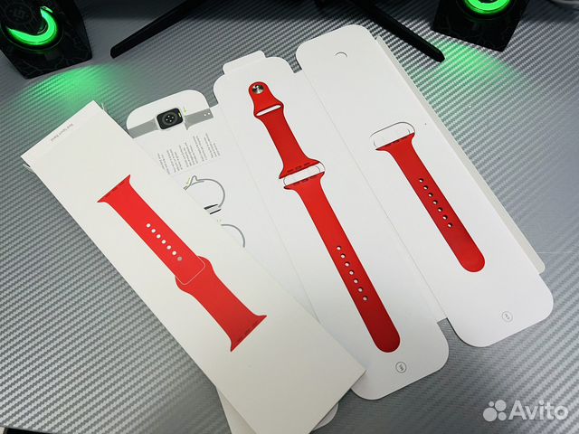 Ремешок apple watch Red Sport Band оригинал купить в Москве | Личные ...
