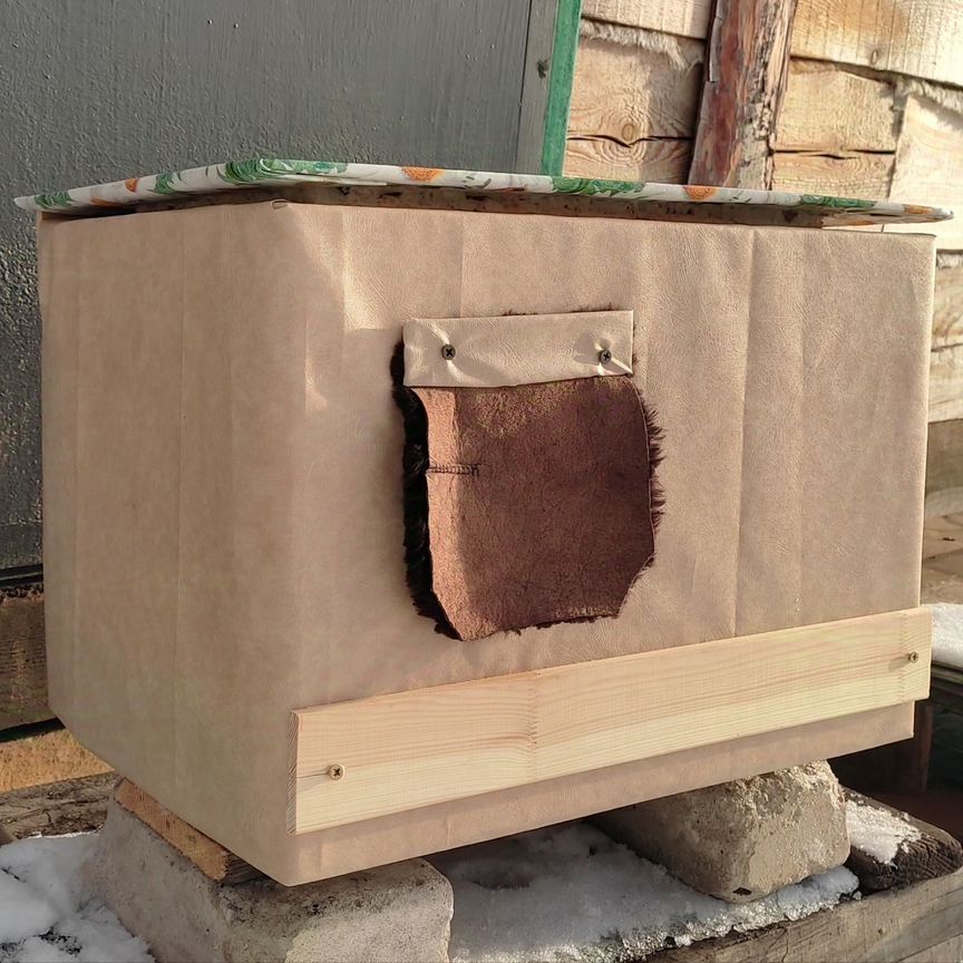 Уличный дом для кошки/ Будка для кота