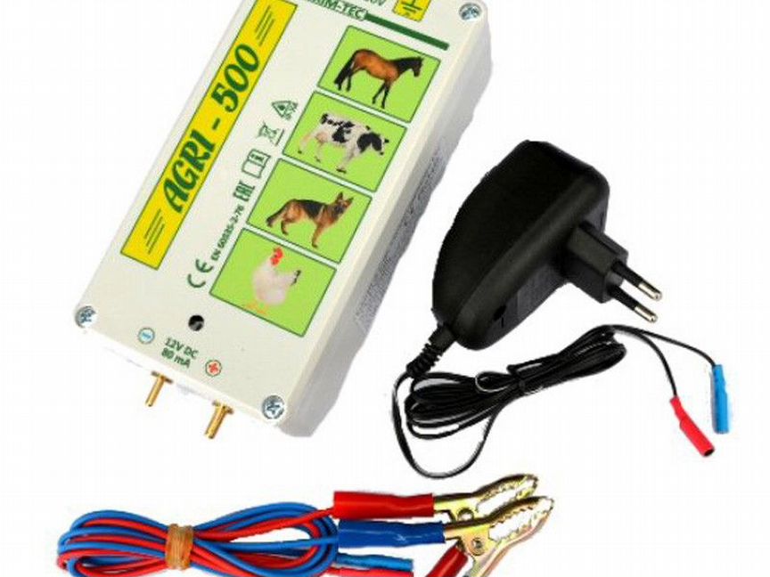Электропастух agri 500 /0,6 Дж/ 5 км/0,4 Дж /12V,2