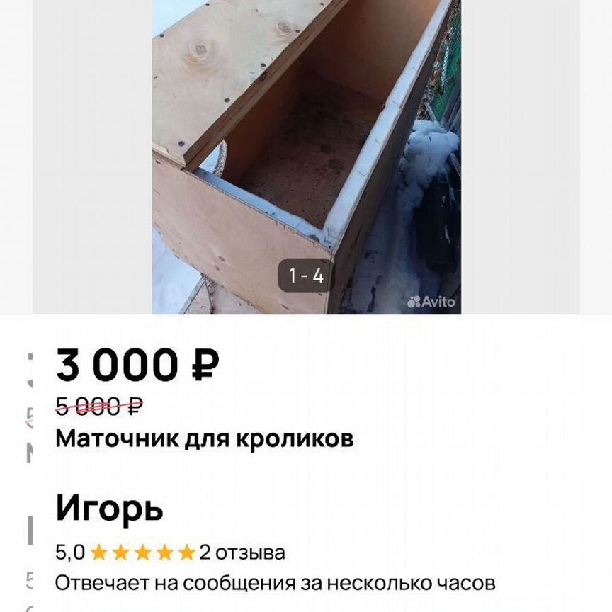 Маточник для кроликов