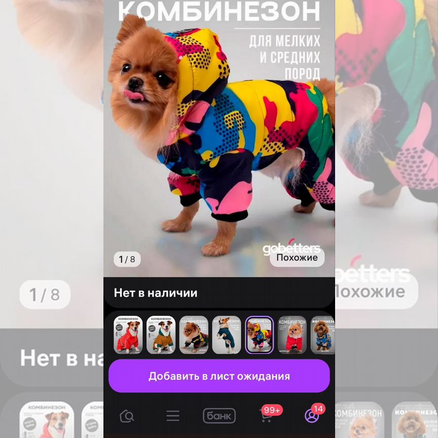 Одежда для маленьких пород собак