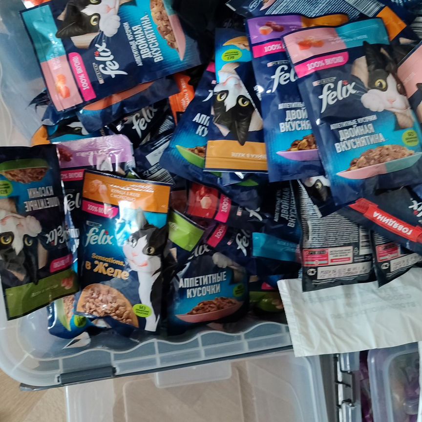 Феликс паучи желе, соус, супы