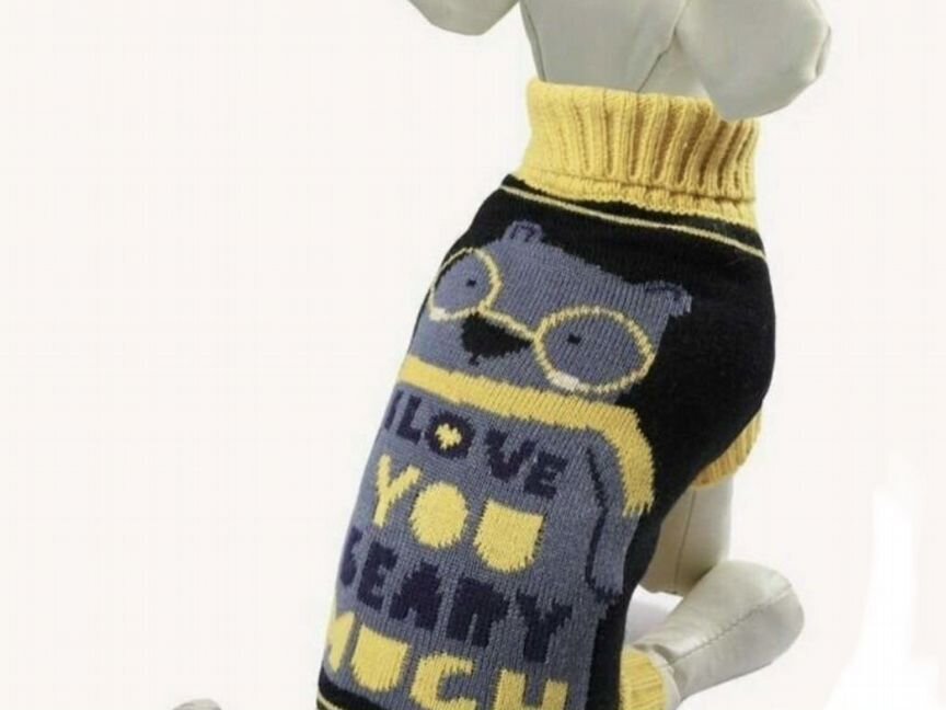 Свитер комбинезон для средних собак спина 45