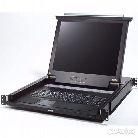 KVM-переключатель aten single rail DVI LCD 128552 купить в Москве ...