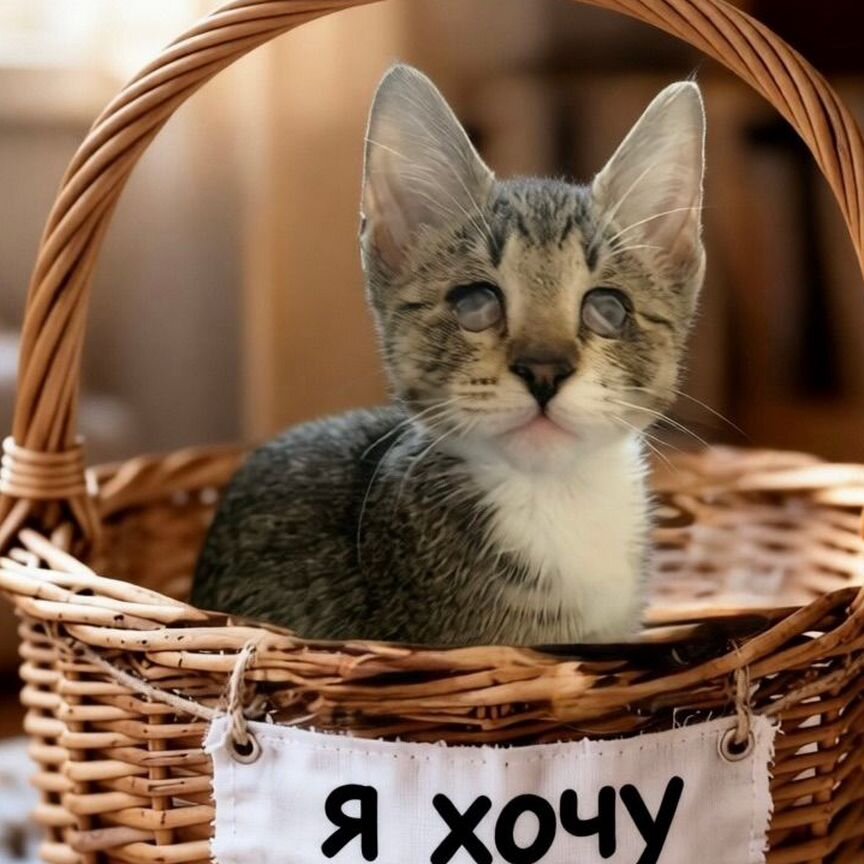 Котёнок в добрые руки