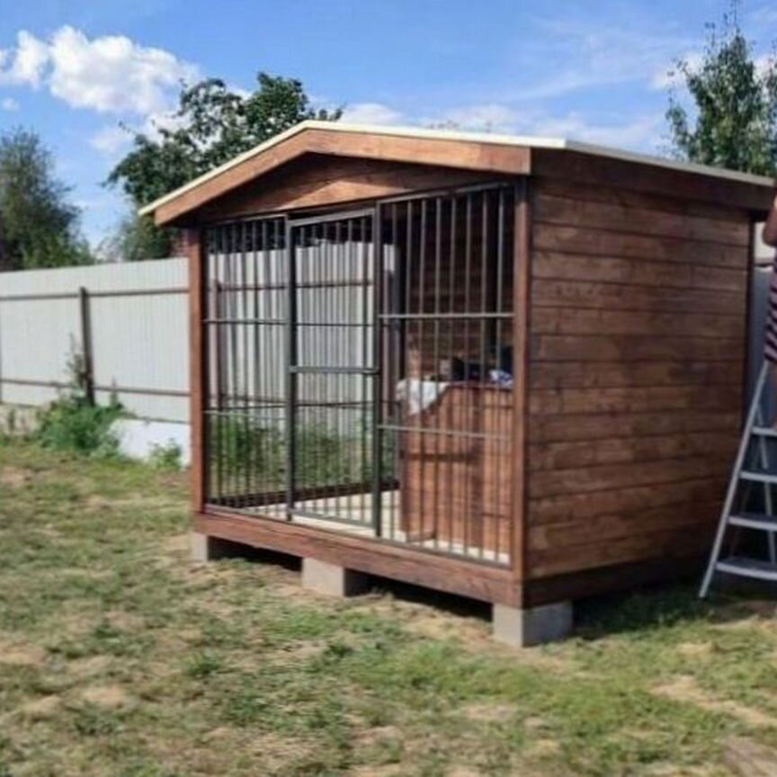 Вольер для собак и щенков с антисептиком