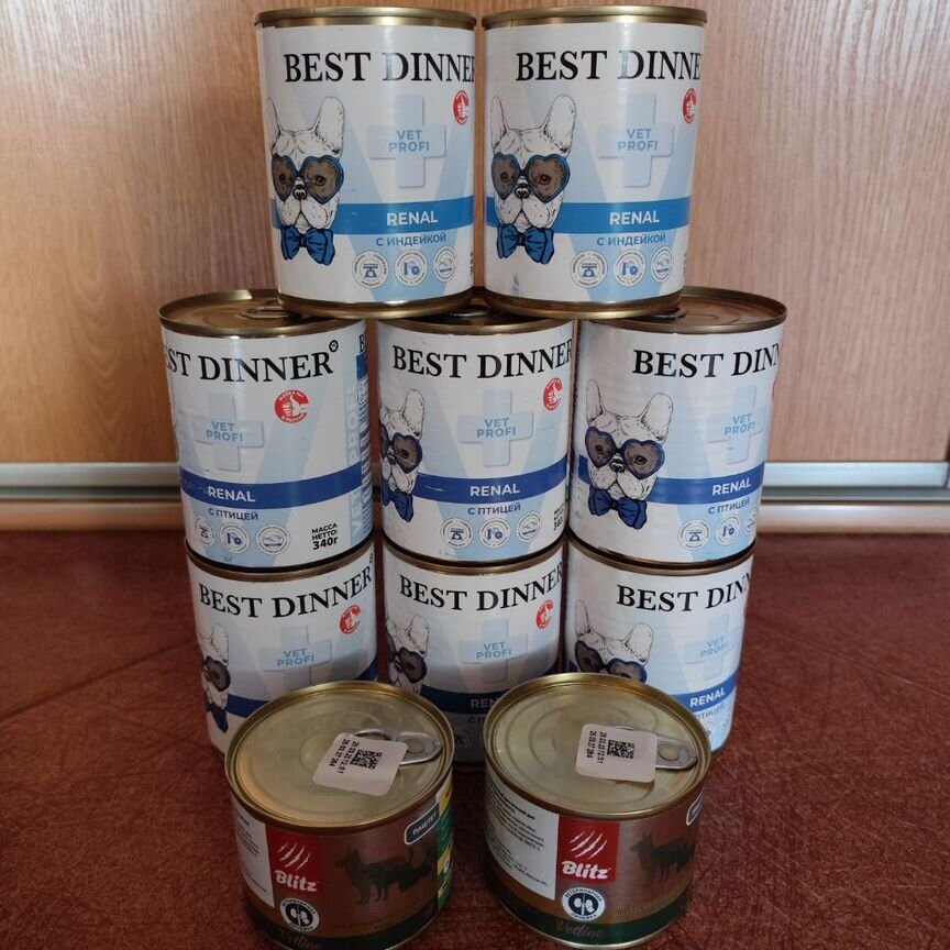 Корм для собак renal Best diner/Blitz