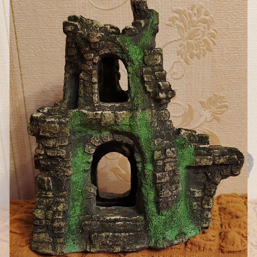 Декорация для аквариума. Грот "Крепость"