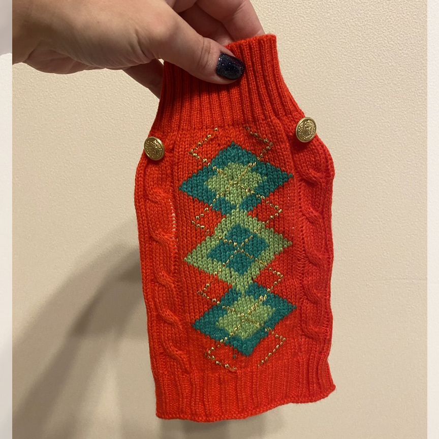 Новогодний свитер на собачку