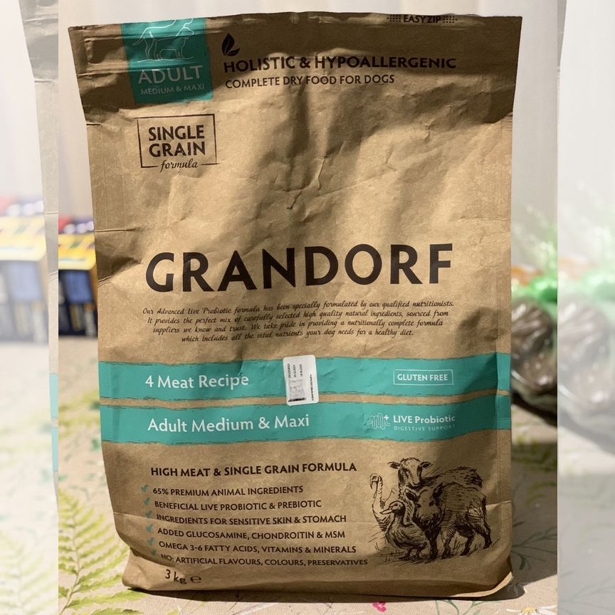 Корм для собак grandorf 3 кг
