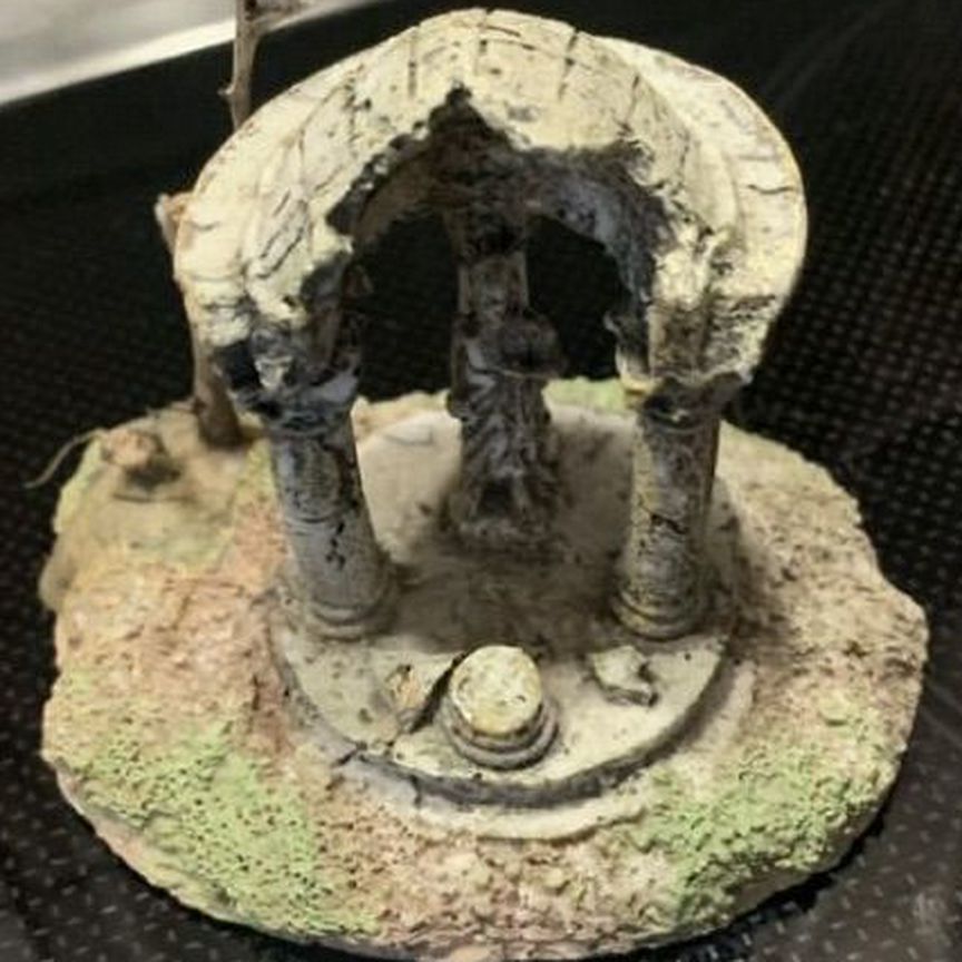 Декор в аквариум беседка