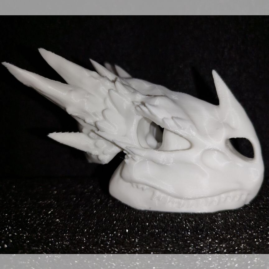 Череп дракона. Декорации для террариума