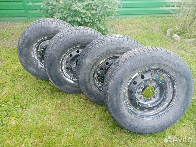 Кама Кама 225/75 R 16 колеса на УАЗ (с дисками) купить в Тальменке | Авито