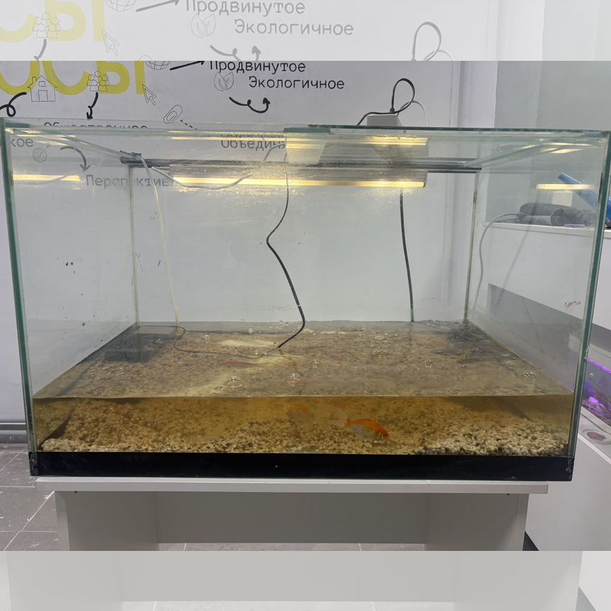 Аквариум с рыбками 200 литров