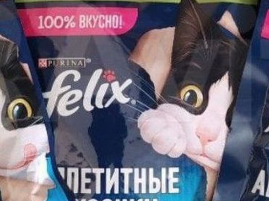 Корм Felix с кроликом в желе другие вкусы доставка