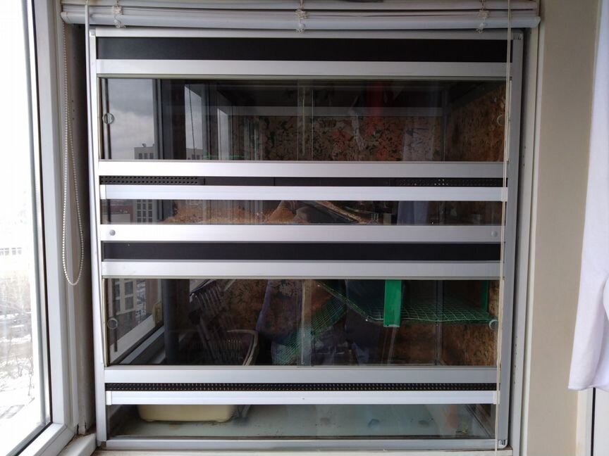 Террариум двухуровневый 105x105x60