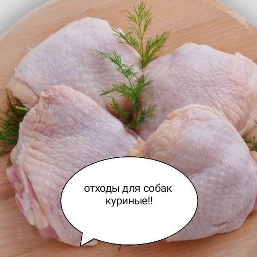 Отходы для собак, куриные