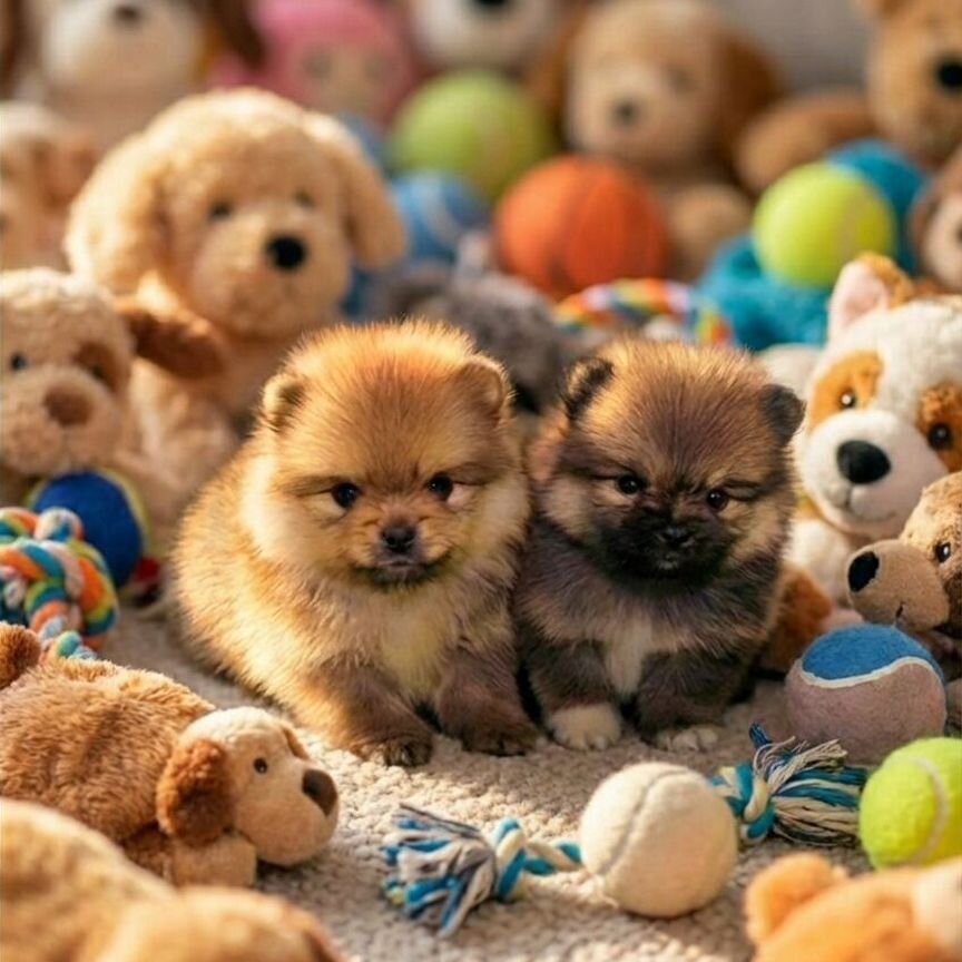 Померанский шпиц, щенок