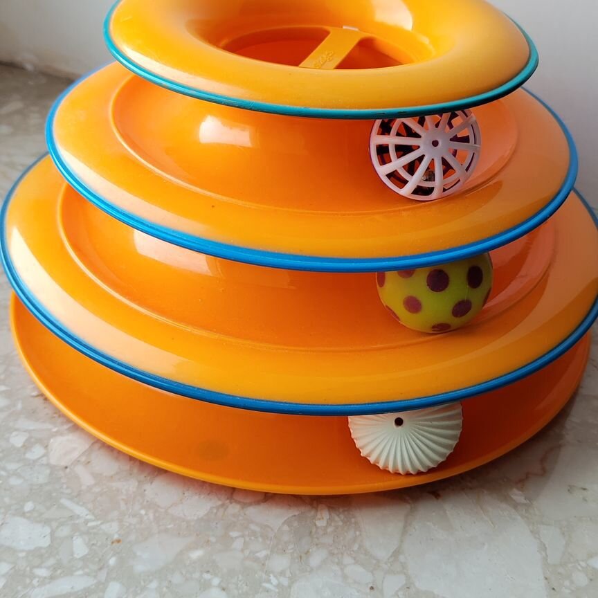 Petstages игрушка "Трек 3 этажа" для кошек