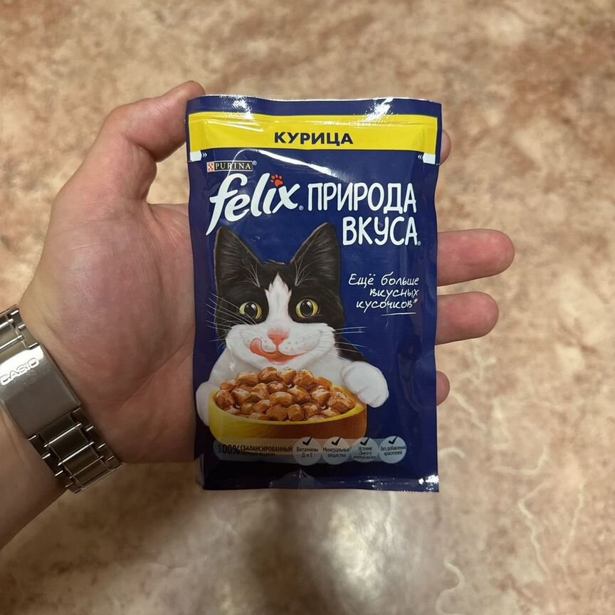 Корм для кошек felix жидкий