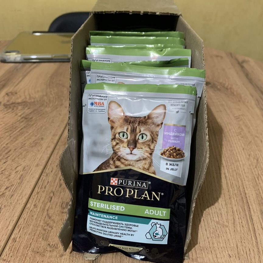 Корм для кошек pro plan sterilized adult