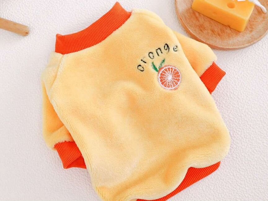 Теплая кофта из флиса для собак мелких пород