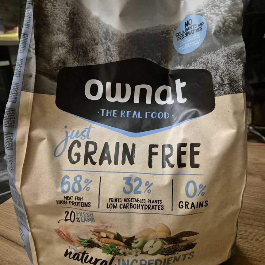 Корм для собак ownat