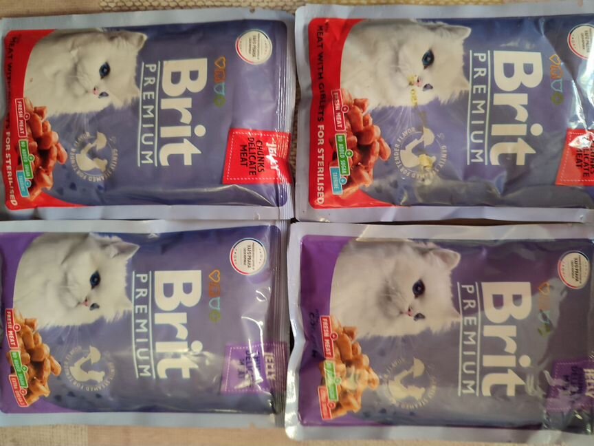 Паучи brit для кошек
