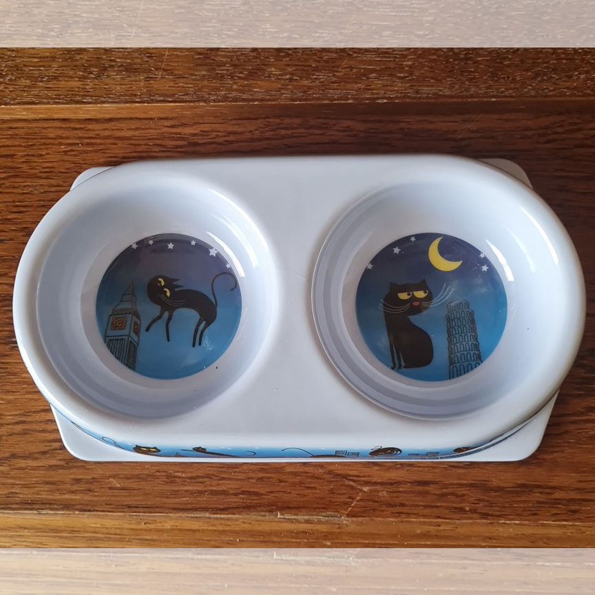 Миски сдвоенные для кошек